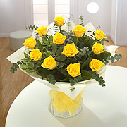 Dozen Yellow Roses - Brighten Any Occasion with Joyful Blooms