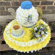 3D Teapot with Cup and Saucer | Rays Florist Local Funeral Tribute