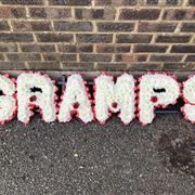 GRAMPS White Funeral Tribute Flowers | Rays Florist
