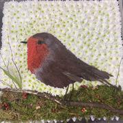 Robin Funeral Flower Tribute | Rays Florist GU