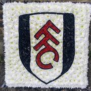 Fulham FC Football Badge Tribute | Rays Florist Funerals